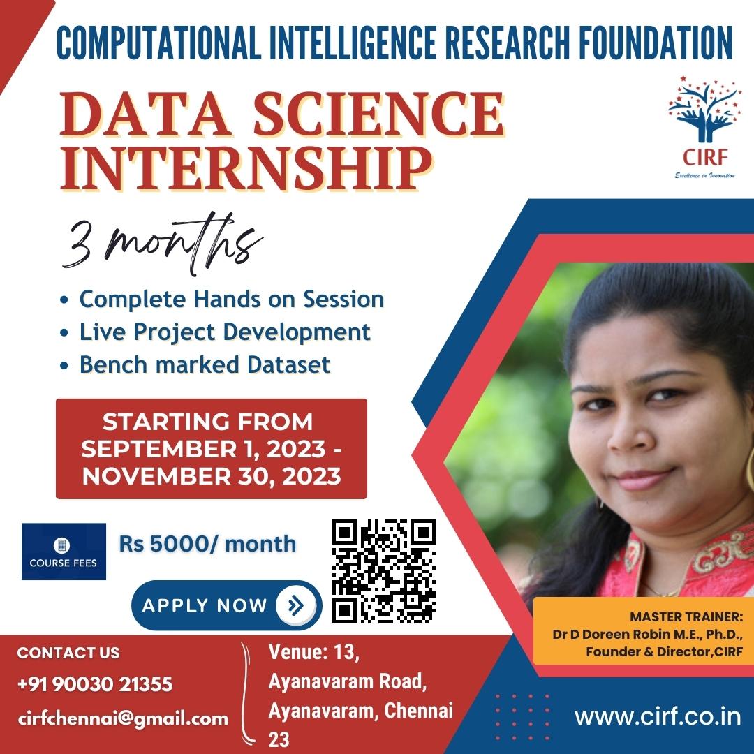 CIRF – Research Project | Internships | Data Analytics